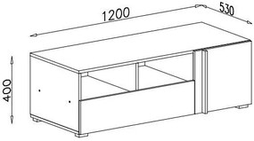 Meblar TV stolek Remo RM12