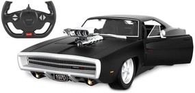 Rc auto jamara dodge charger r/t 1970 1:16, černé, 2,4ghz