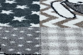 Dywany Łuszczów Dětský kusový koberec Fun Pets grey Rozměry koberců: 240x330