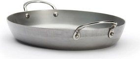 Ocelová oválná pánev de Buyer MINERAL B D.36cm