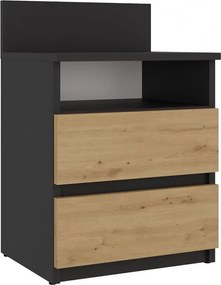 Noční stolek Malwa M1 Antracyt Artisan