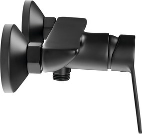 Aqualine Sintra sprchová baterie nástěnná 150 mm černá mat SX011B