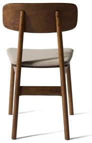 Designová jídelní židle Harper kouřová hnědá