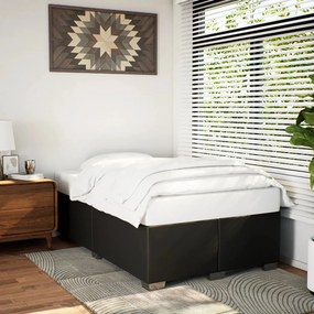 Rám postele černý 120 x 200 cm umělá kůže 3284552