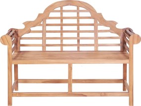 Zahradní lavice 127 x 58,5 x 92,5 cm masivní teakové dřevo 319152
