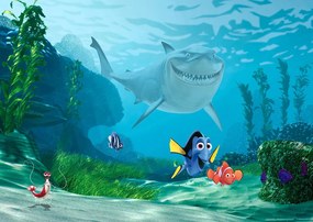 Dětská vliesová fototapeta na zed' Hledá se Nemo Bruce, Disney | 155 x 110 cm | DFTDNM 5230