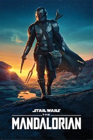 Postershop Plakát - Star Wars The Madalorian (Nightfall)