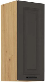 STL 30 cm skříňka horní jednodveřová STILO (výška 90 cm) Barevné provedení STILO: Dub Artisan / Grafit