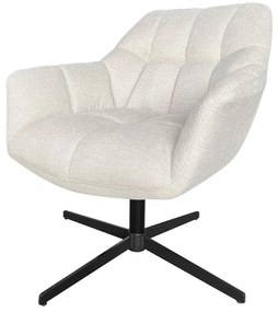 Designové otočné křeslo Vallerina béžové