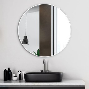 Zrcadlo Slim White Rozměr: ø 55 cm