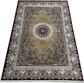 HU Červeno-černý moderní koberec King 29033-Red Rozměr: 80x150 cm