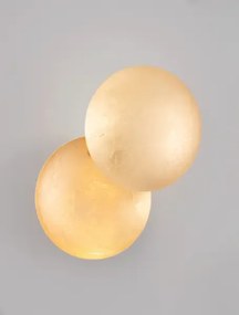 Designové nástěnné svítidlo Solei zlatá