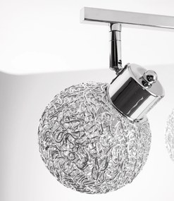 Toolight - Stropní kovová lampa GLAMOUR 3xE27 60W APP672-3C, chromová, OSW-05642