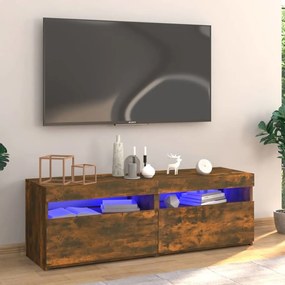 vidaXL TV skříňka s LED osvětlením 120 x 35 x 40 cm [804381] Barva: kouřový dub