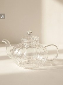 Sinsay - Skleněná konvice na čaj se sítkem - clear
