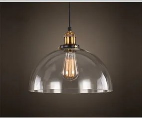 Toolight - Závěsné skleněné stropní svítidlo Verto C, čiré sklo, OSW-00138