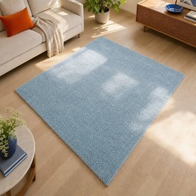 Světle modrý koberec Universal Aqua Liso, 67 x 125 cm