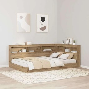 Úložné čelo postele Artisanový dub Kompozitní dřevo 3335540