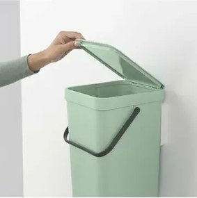 Brabantia Sort  Go Odpadkový koš 12 L zelená / 20 x 35.1 x 24.9 cm