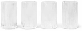 Ripple Verrines, set 4 ks - Clear Ferm Living