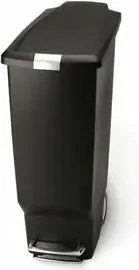 Simplehuman Pedálový odpadkový koš  – 40 l / úzký / černý plast