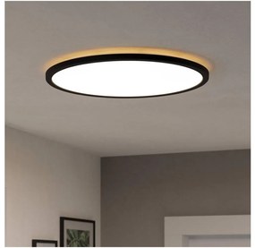 Eglo 901441-LED Koupelnové stropní svítidlo ROVITO 16,8W/230V pr.50cm IP44 černá