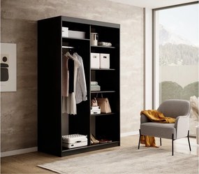 ADRK Furniture Posuvná skříň Delia 120 ADRK-SW-DEL-120-B