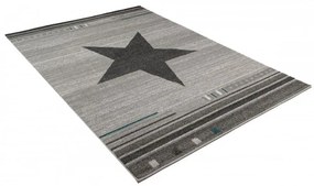 Kusový koberec Hvězda světle šedý 180x260cm