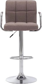 Barová židle taupe textil 283418