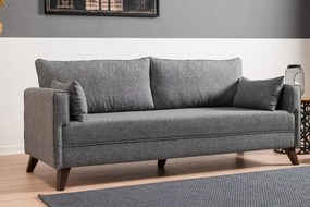 Designová rozkládací sedačka Marisela 208 cm šedá