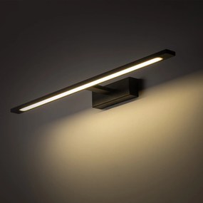 TK Lighting Černé LED svítidlo nad zrcadlo Gallery 62cm 20W TK18002