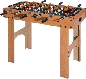 HOMCOM Profesionální fotbalový stůl pro děti a dospělé s MDF dřevěnými tyčemi 92x46x78cm