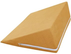 Bellatex Klínový podhlavník Oranžová 80x50x20 cm