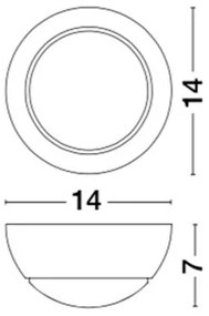 Nástěnné LED svítidlo NOVA LUCE ODIN 5W 3000K bílé 910161