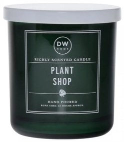 dw HOME Vonná svíčka ve skle Plant Shop 264 g, zelená barva, sklo