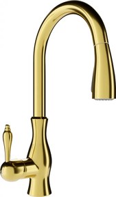Mexen SAVITA - Vysoká baterie/dřezová, Zlatá, 672601-50