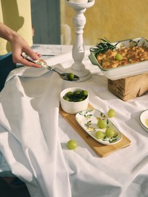 Sinsay - Servírovací tác se dvěma miskami a motivem citronů - vícebarevná