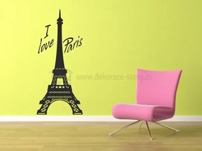 Dekorace na zeď - Eiffelova věž