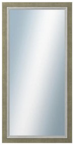 DANTIK - Zarámované zrcadlo - rozměr s rámem cca 50x100 cm z lišty AMALFI zelená (3115)