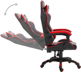 vidaXL Herní židle umělá kůže [20209] Barva: Červená