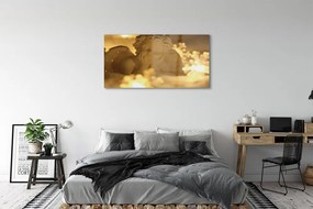akrylový obraz Ležící anděl světla 125x50 cm