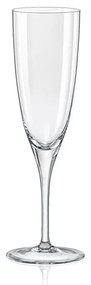 Sada 6 sklenic na šampaňské Crystalex Kate, 220 ml