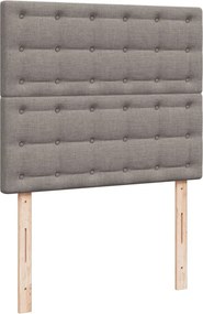 Box spring postel s matrací taupe 120x190 cm textil 3291237