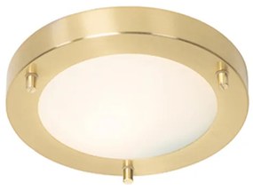 Moderní stropní svítidlo zlaté 18 cm IP44 - Yuma