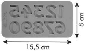 TESCOMA silikonové formičky DELÍCIA DECO, čísla retro