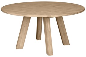 WOOOD Jídelní stůl RHONDA Ø150 cm dub