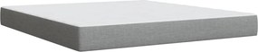 Box spring postel s matrací světle šedá 180 x 200 cm textil 3290560