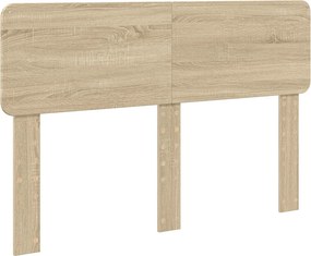 Rám postele s čelo Sonoma dub 140 x 190 cm Kompozitní dřevo 3412375