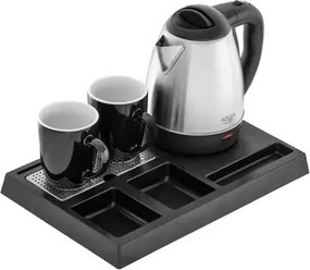 Adler AD 1354 černá, nerez / Hotelový set s konvicí / 1,2 L / 1500 W /