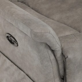 Polohovací křeslo šedé, elektrické TV-Q8575 GREY3
